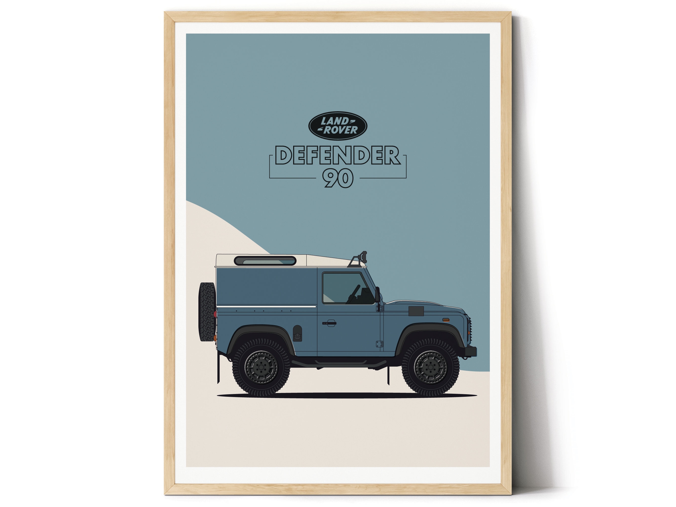 Land Rover DEFENDER 90 No Windows Digital Download Poster - Etsy UK