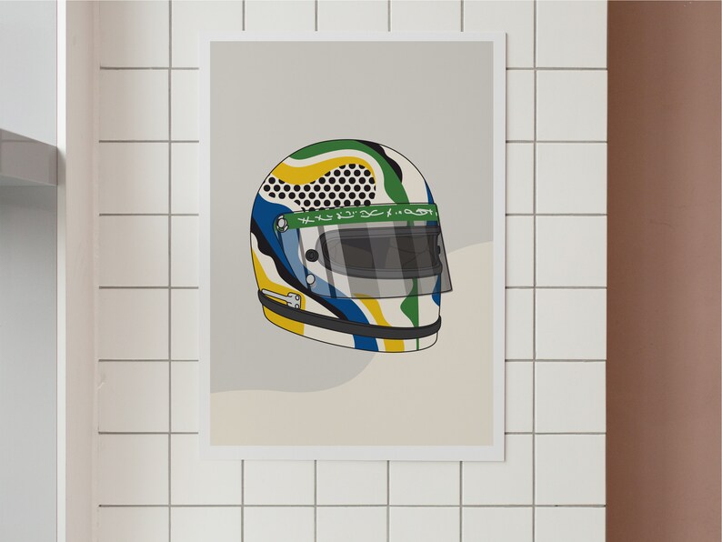 POP Art Racing Helmet Digital Download Poster - Etsy