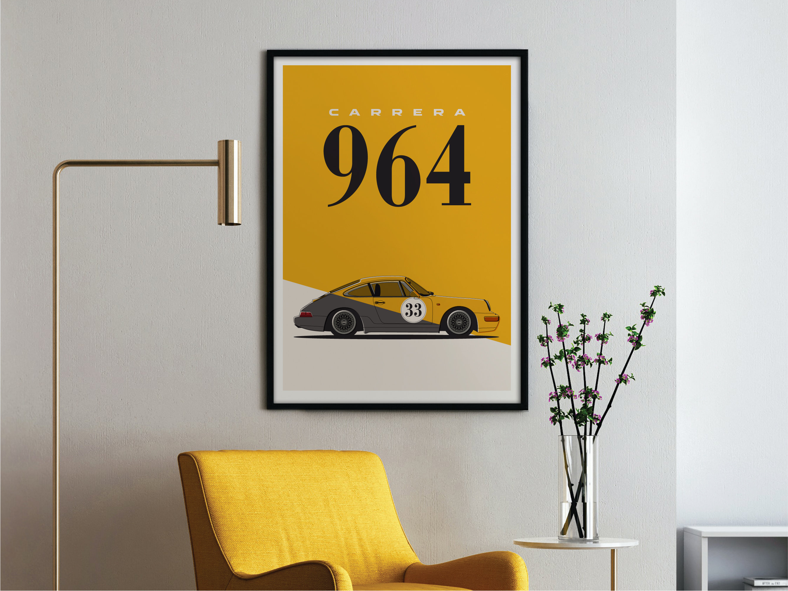 Porsche 911 964 Digital Download Poster - Etsy