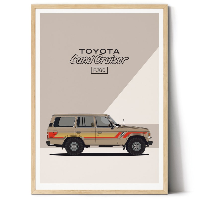 Land Cruiser Drawing - Etsy Australia