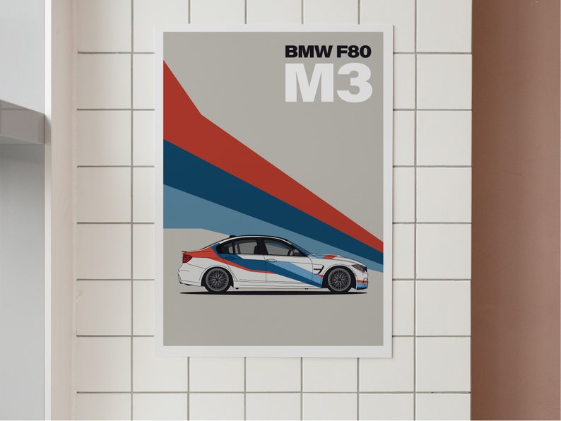 BMW F80 M3 Digital Download Poster - Etsy