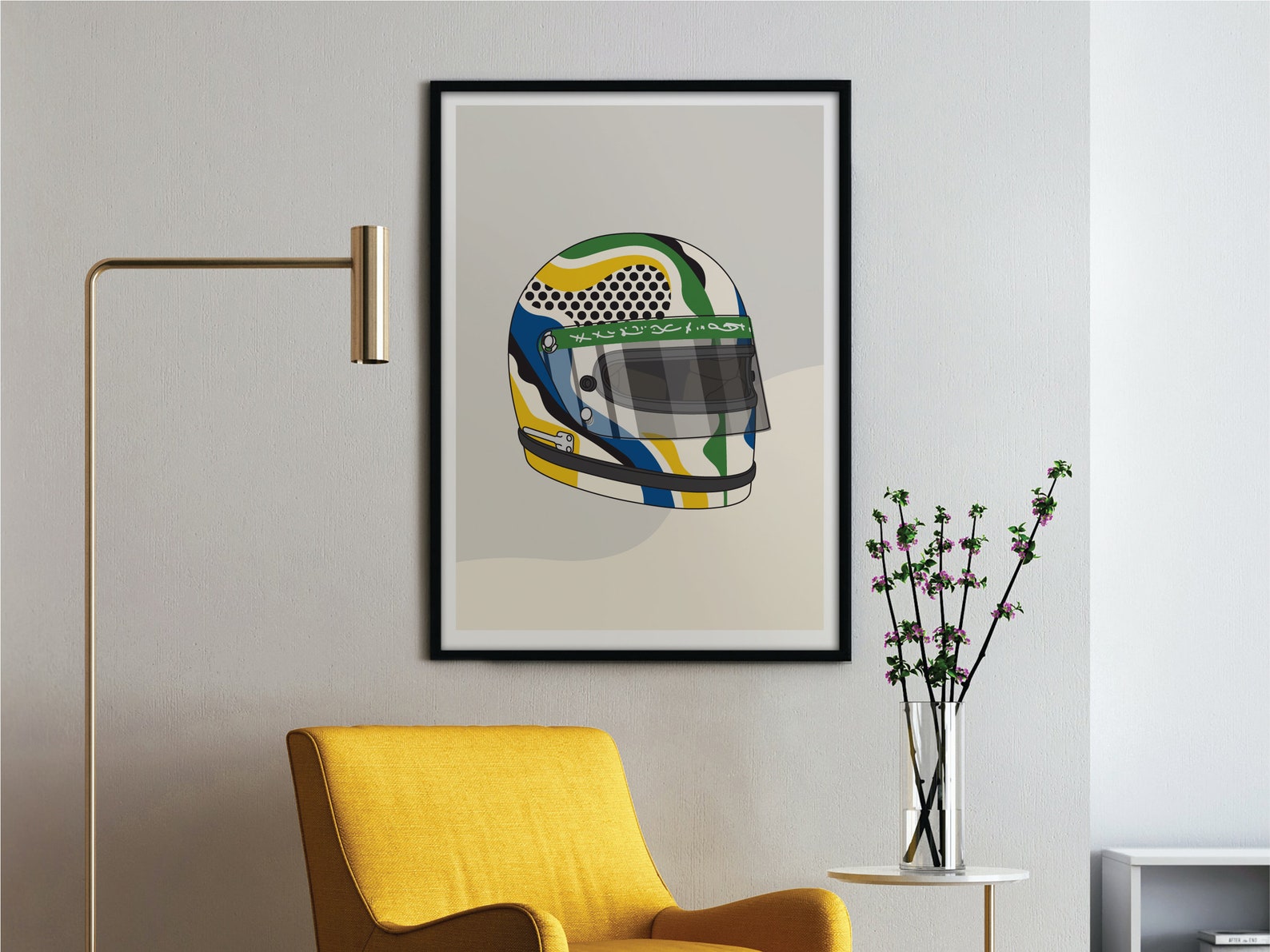 POP Art Racing Helmet Digital Download Poster - Etsy
