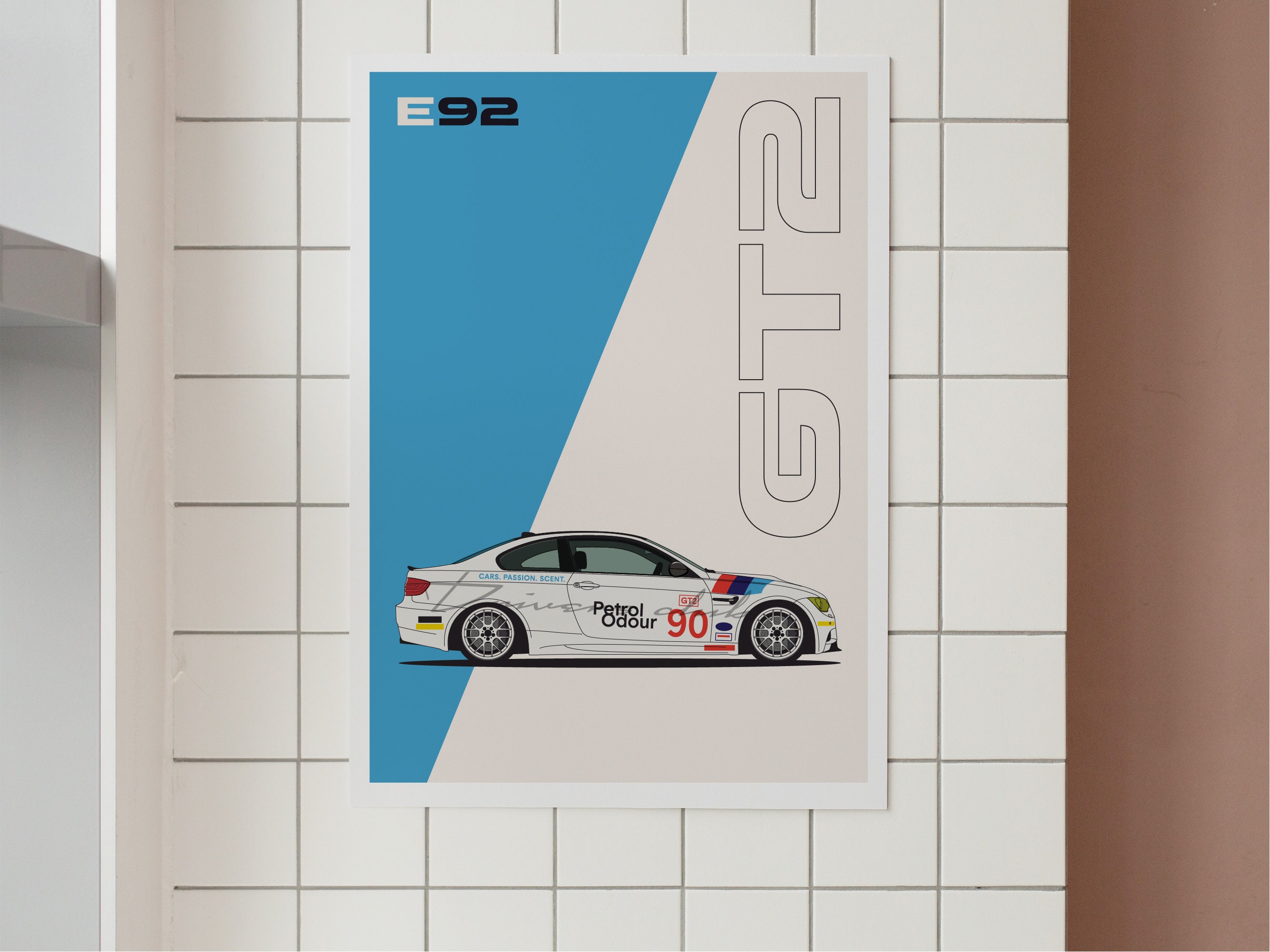 BMW E92 M3 Digital Download Poster - Etsy