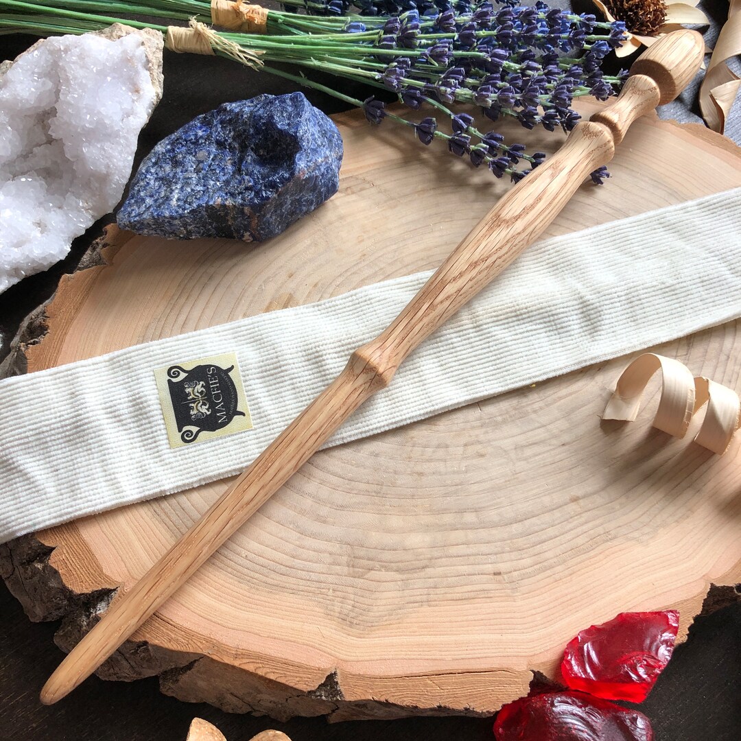 Oak Wand, Wooden Wand, Magic Wand, Witch Wand, Wizard Wand, Wiccan Wand ...