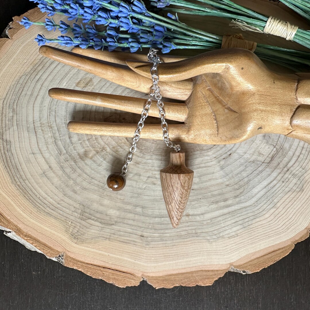 White Oak Wood Pendulum, Dowsing Pendulum, Pendulum - Etsy