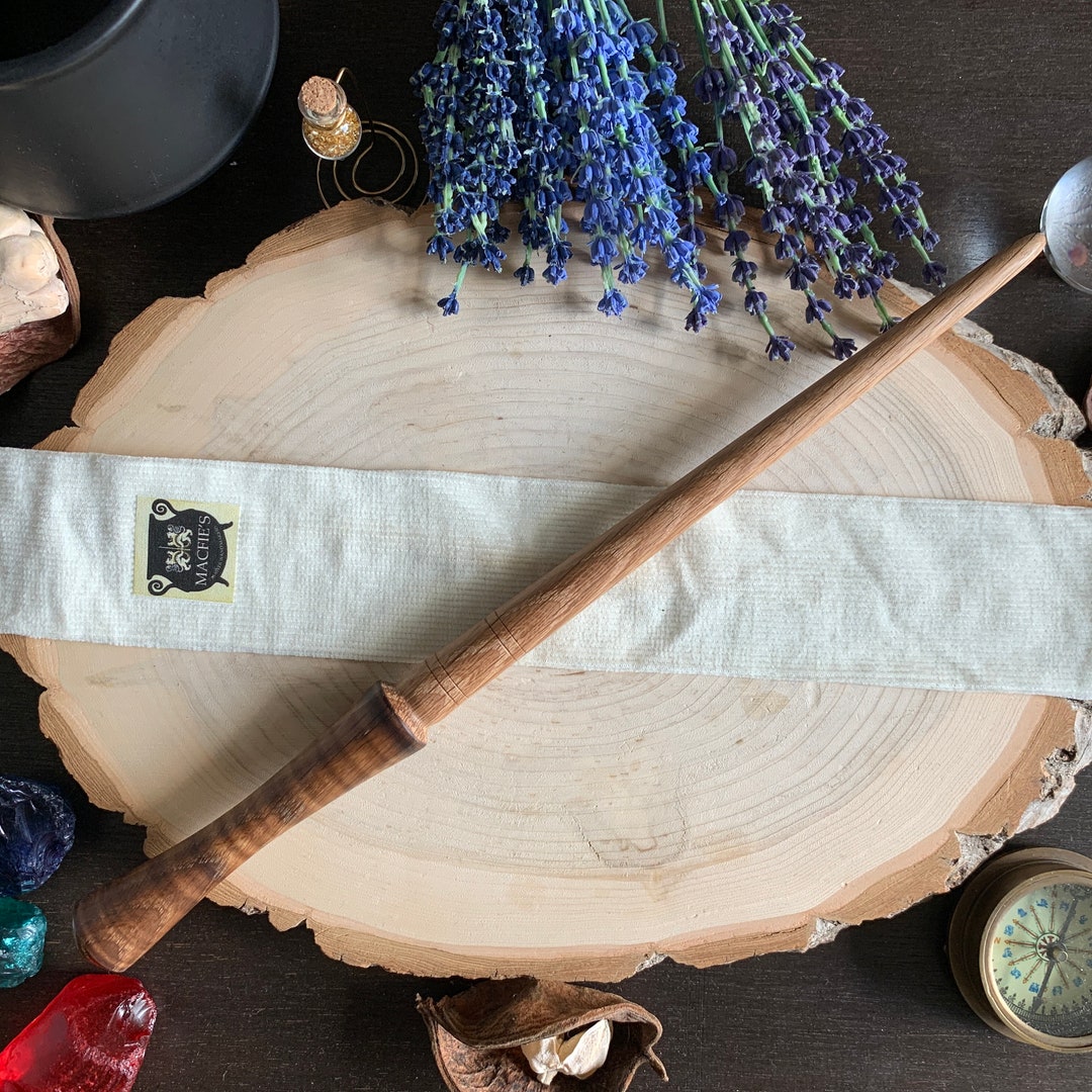 Oak Wand, Wooden Wand, Magic Wand, Witch Wand, Wizard Wand, Wiccan Wand ...
