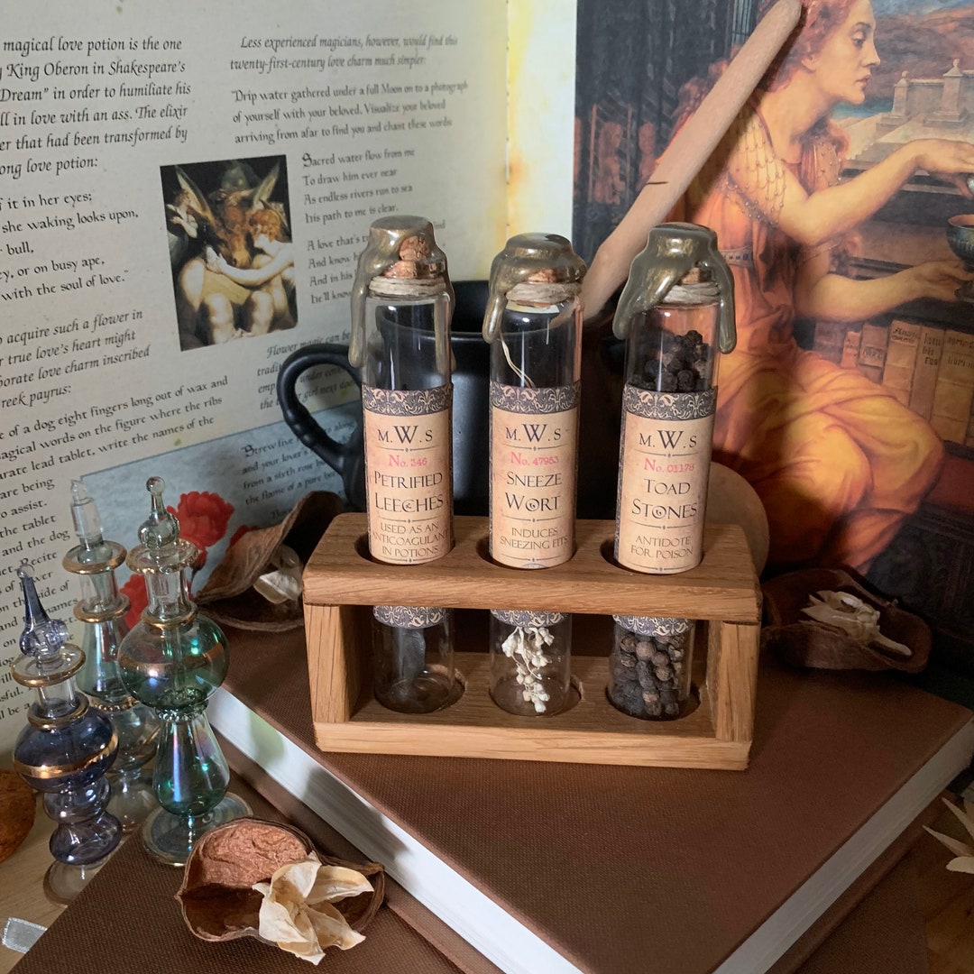 Witch & Wizard Apothecary Set, LARP Potion Making Set - Etsy