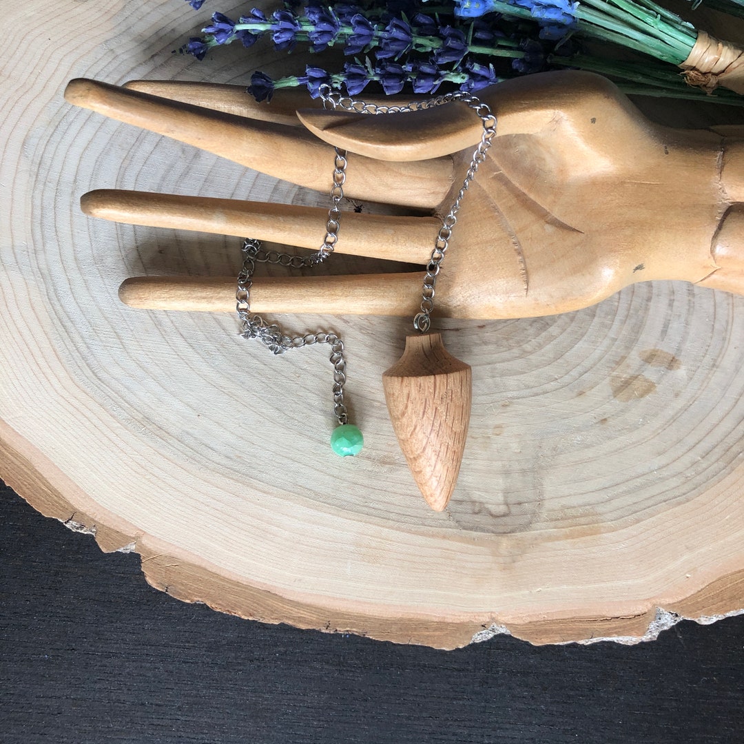 Red Oak Wood Pendulum Dowsing Pendulum Pendulum - Etsy