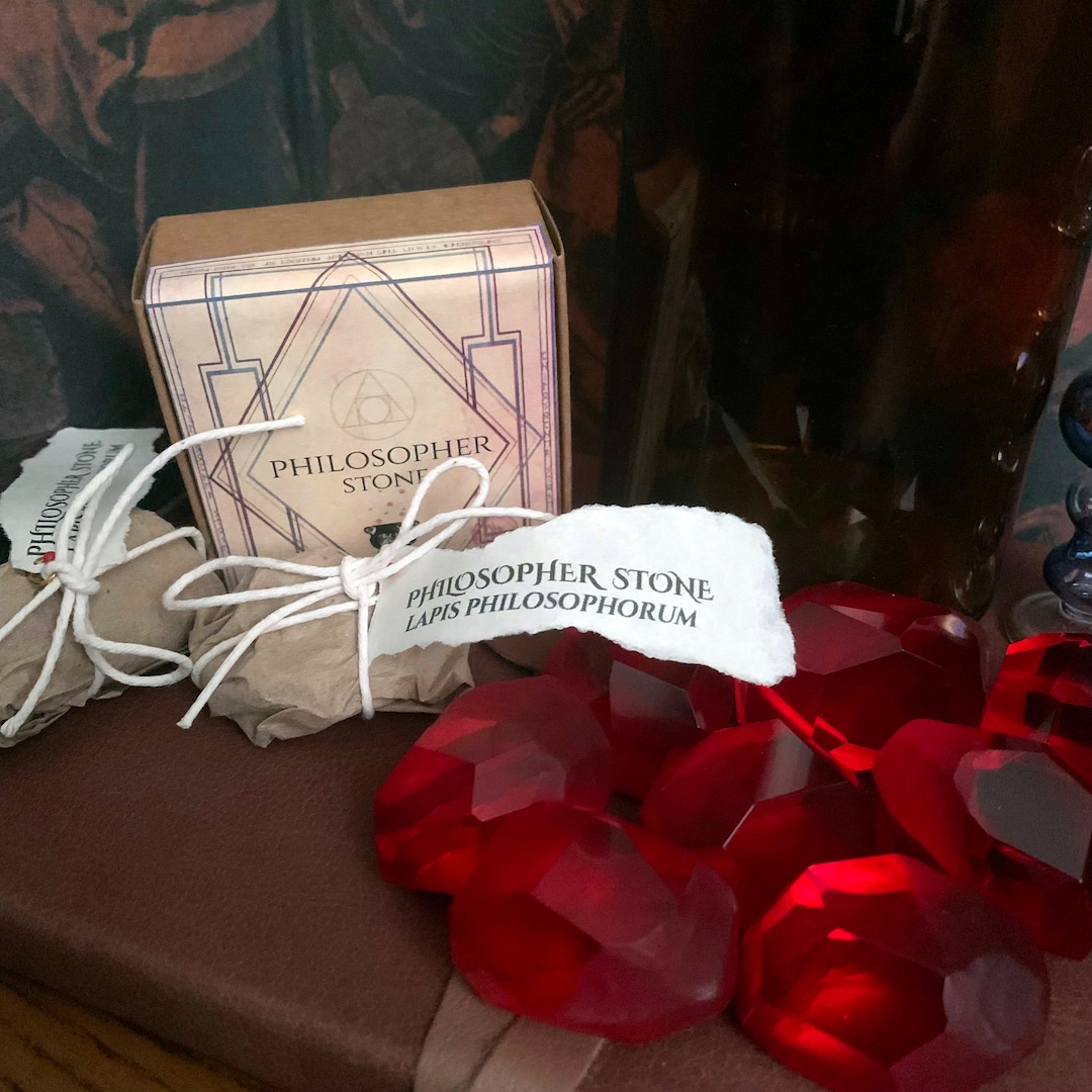 Philosopher Stone, Sorcerers Stone, Nicolas Flamel Alchemist Stone - Etsy