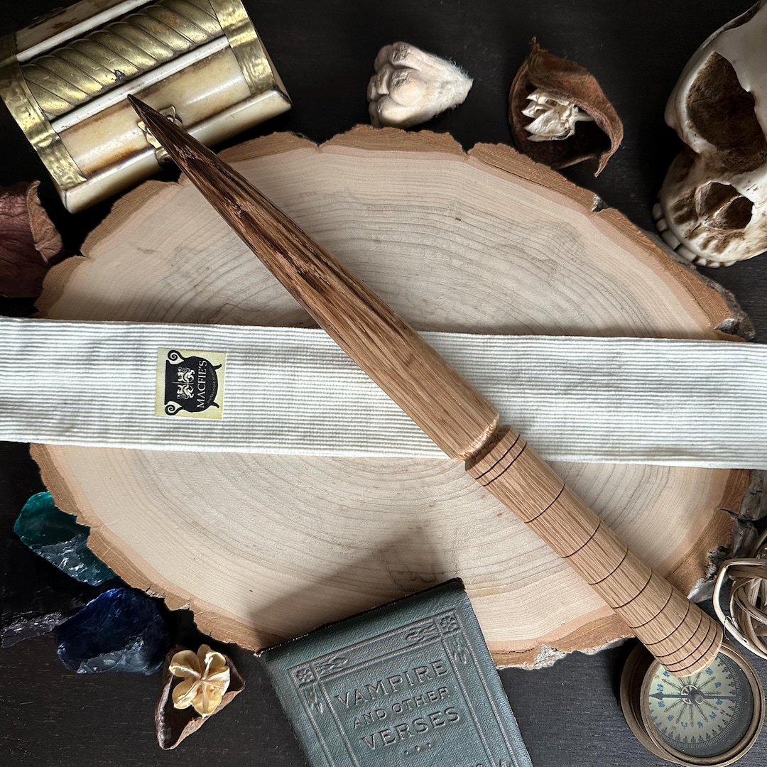 White Oak Wooden Vampire Stake, Wood Vampire Stake - Etsy
