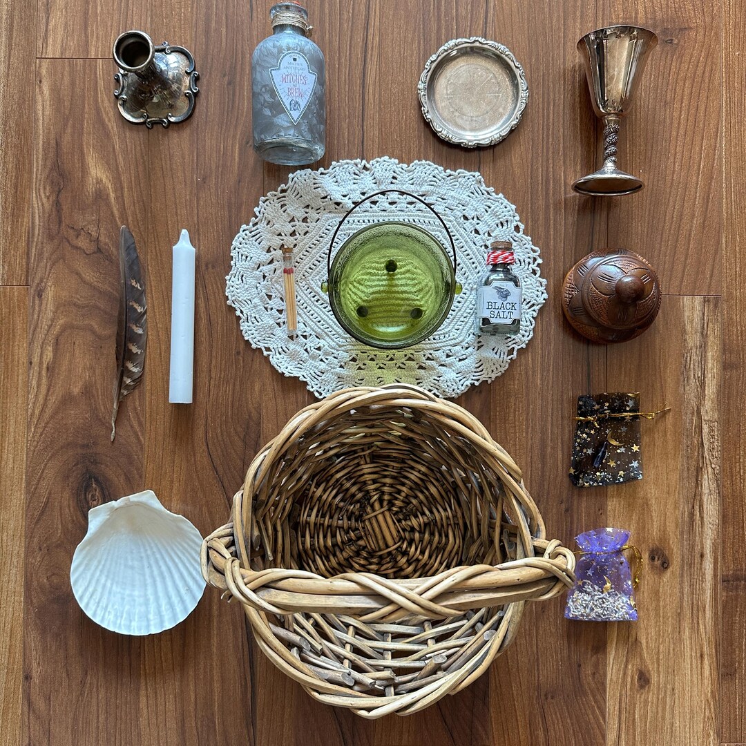 Wiccan Altar Basket, Portable Altar Tools - Etsy