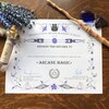 Wand Permit, Wand Registration Certificate, Magic Wand Permit - Etsy Canada