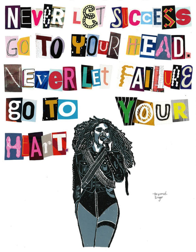 Beyonce Poster (badass Quotes by Badass Women Collection) - Etsy