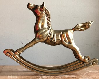 Rocking horse decor | Etsy