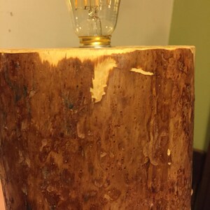 Rustic Wooden Log Lamp/ Cabin Lighting/ Handmade Lamp. - Etsy