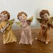 Vintage Homco Set 3 Angel Figurines With Instruments. - Etsy