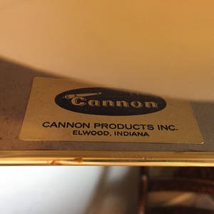 Midcentury Desk Lamp-cannon/ Vintage Lighting/ Desk Lamp. Americana ...
