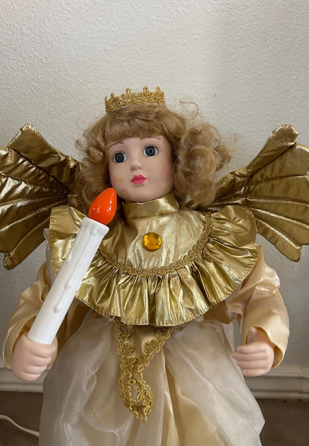Vintage Moving Animated Large Angel. 24” “heather” Christmas Angel ...