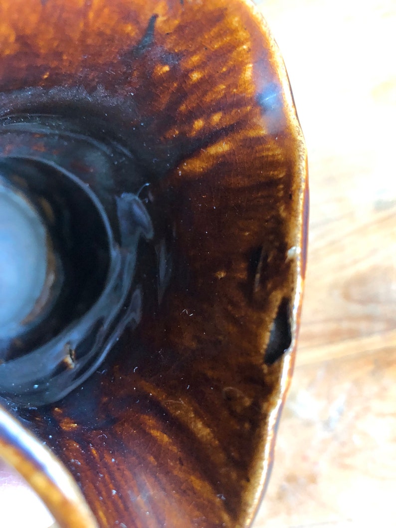 Antique Bennington Pottery Toby Mug Pitcher Rockingham Brown | Etsy