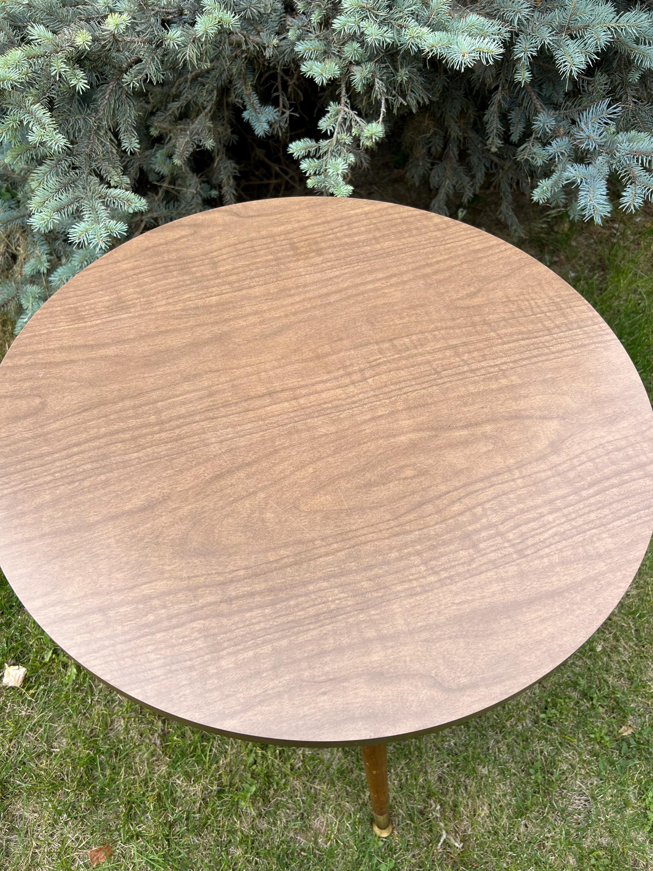 Vintage Mersman 8105, Mid Century, Entrance Table, Drum Table, Side End ...