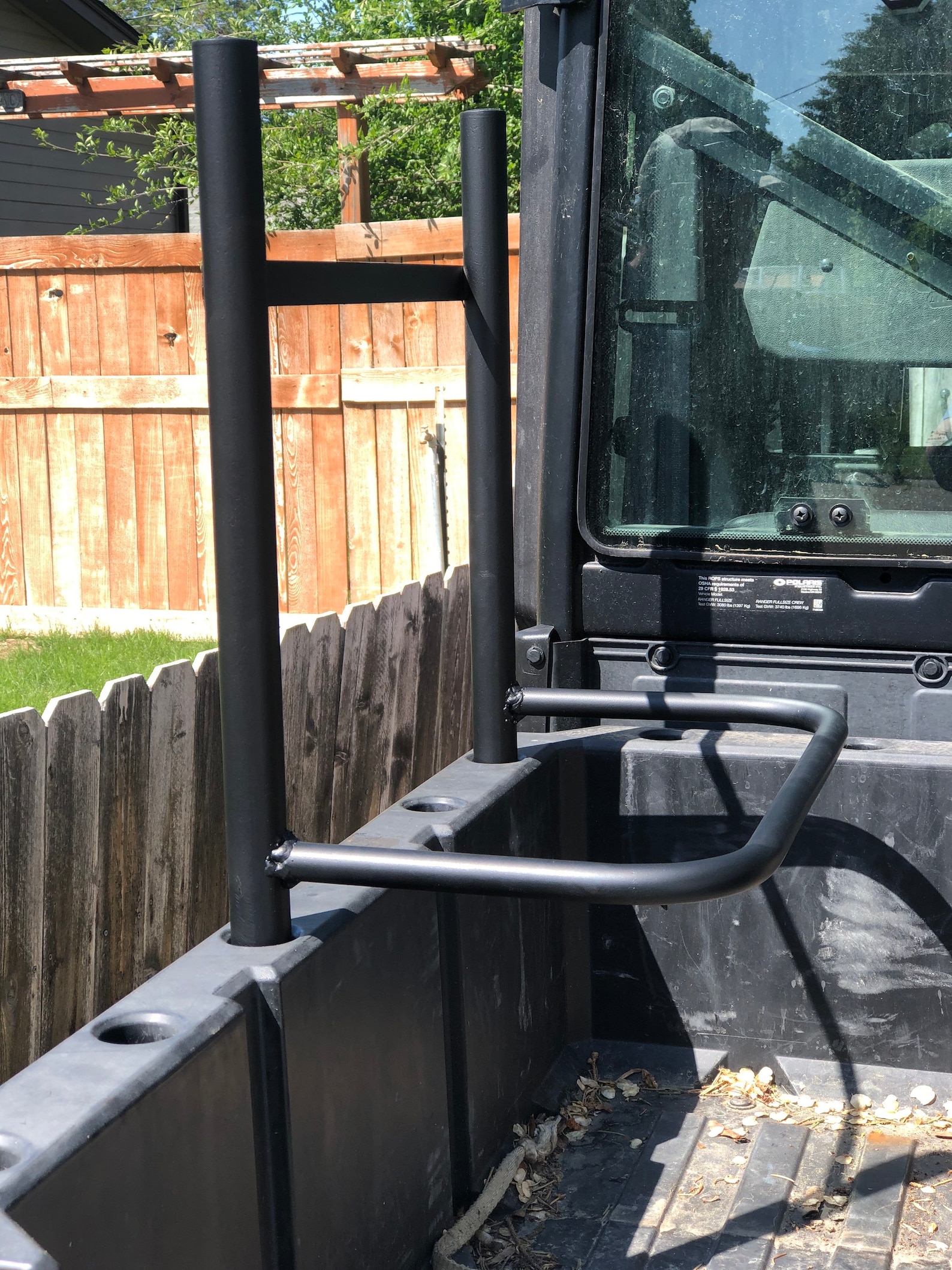 Custom made in USA UTV spare tire mount /rack. Heavy duty iron | Etsy