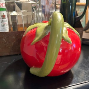 Vintage Tomato Pottery Pitcher or Vase. - Etsy