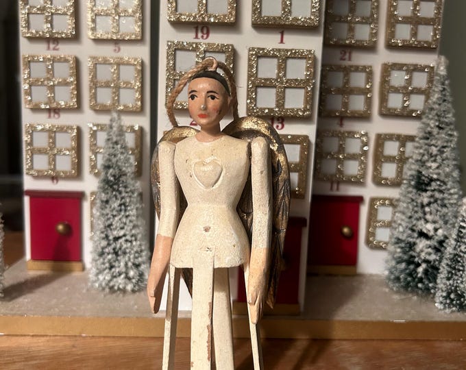 Vintage Santos Cage Doll Ornament. Beautiful Reproduction of the ...
