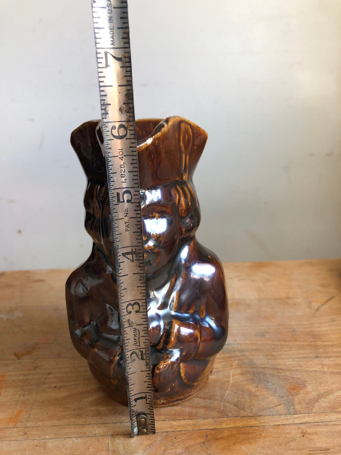 Antique Bennington Pottery Toby Mug Pitcher Rockingham Brown | Etsy