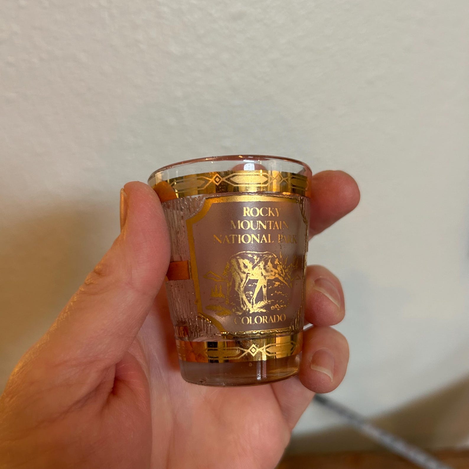 Three Vintage 22k Gold Rim Culver Shot Glasses. Featuring Yellowstone ...