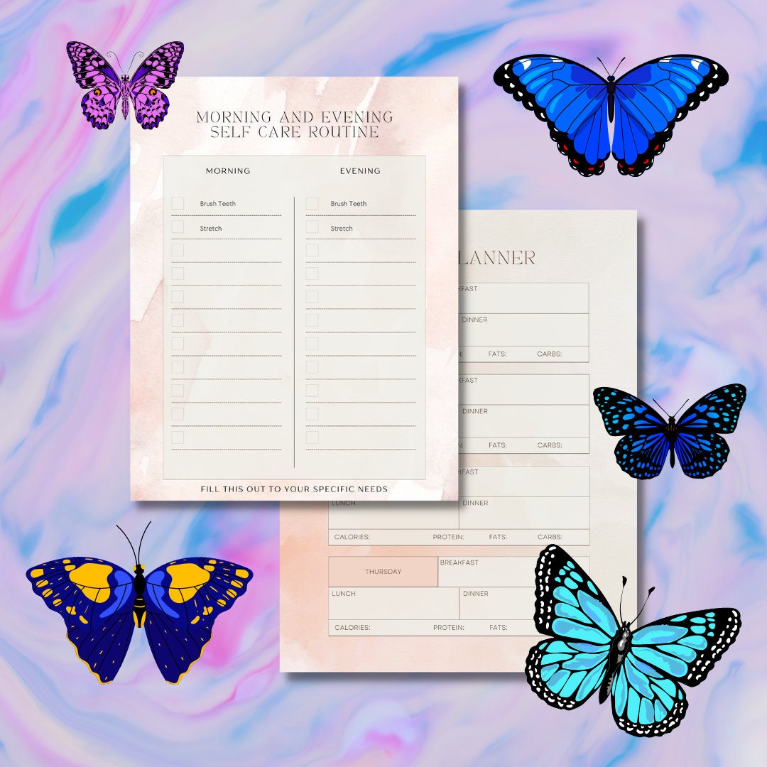 5 Page --- Personal Growth Tracker -- A5 Binder Approved - Etsy