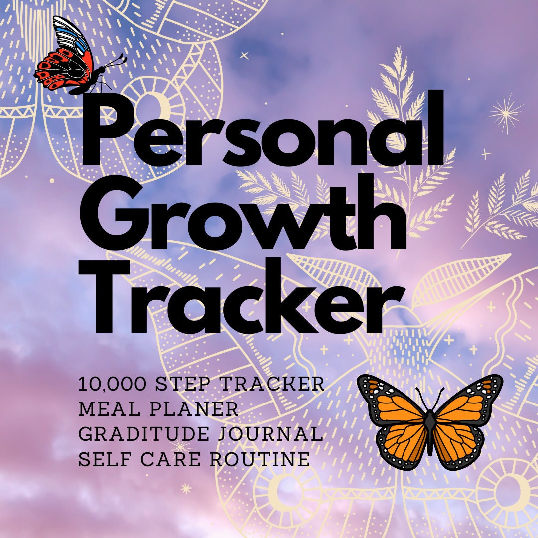 5 Page --- Personal Growth Tracker -- A5 Binder Approved - Etsy
