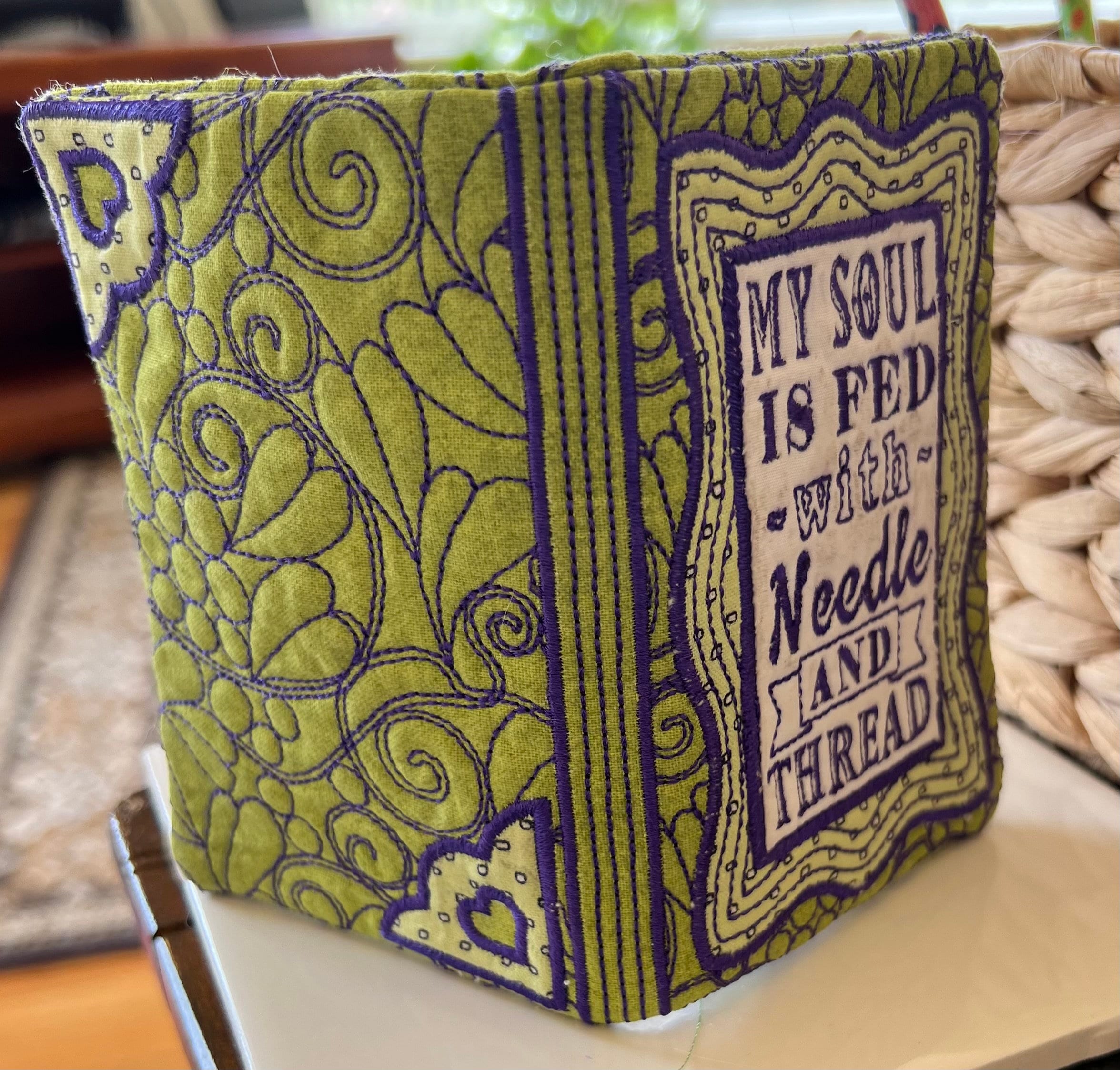 In the Hoop Needle Book Machine Embroidery Design - Etsy