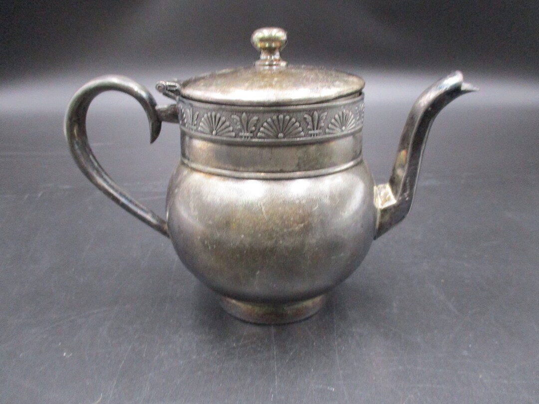 Antique Novelty Silver Plate Co., Triple Plate, Individual Teapot - Etsy