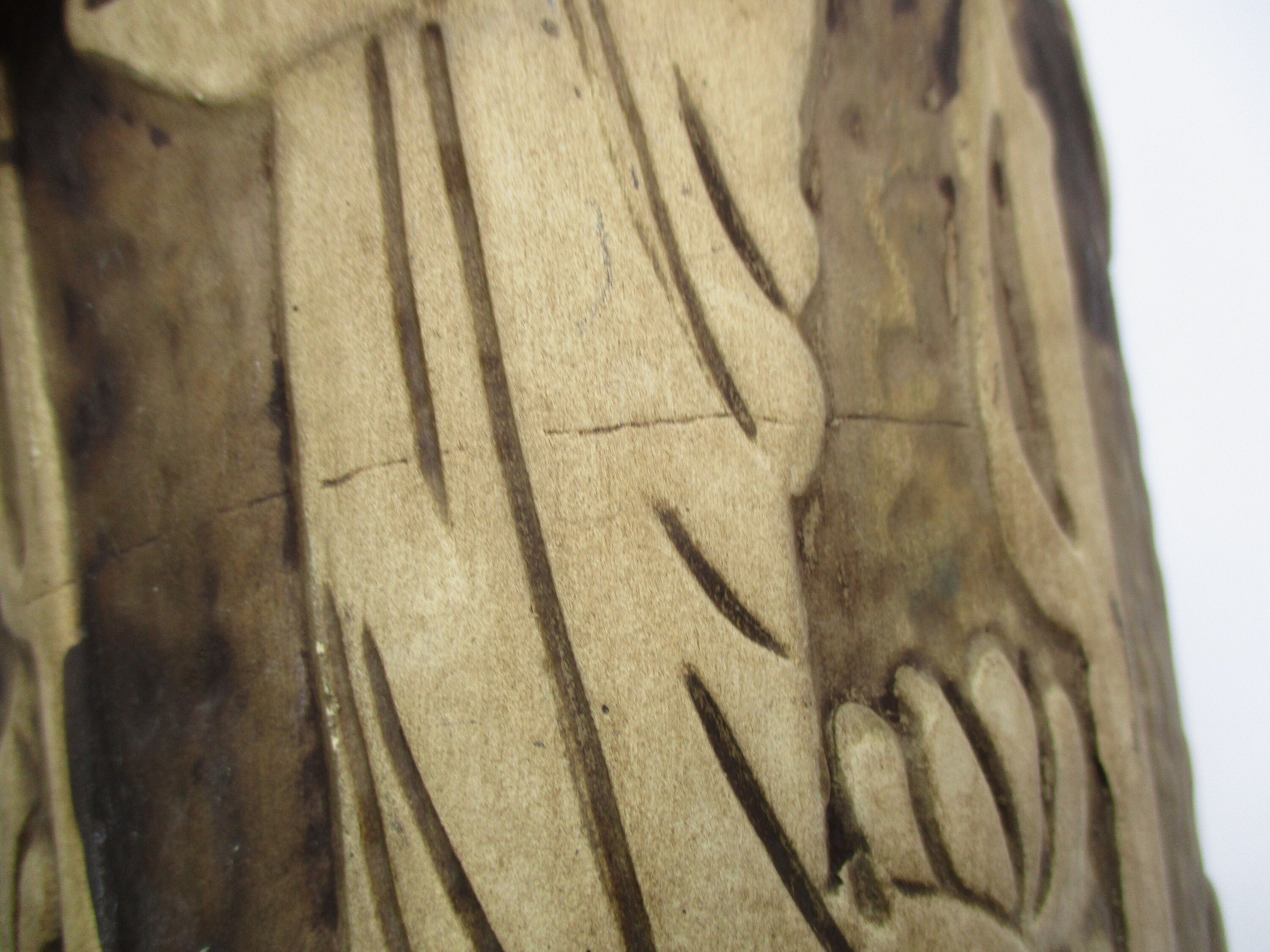 Weller Burntwood Dechiwo Vase Woman in the Garden - Etsy