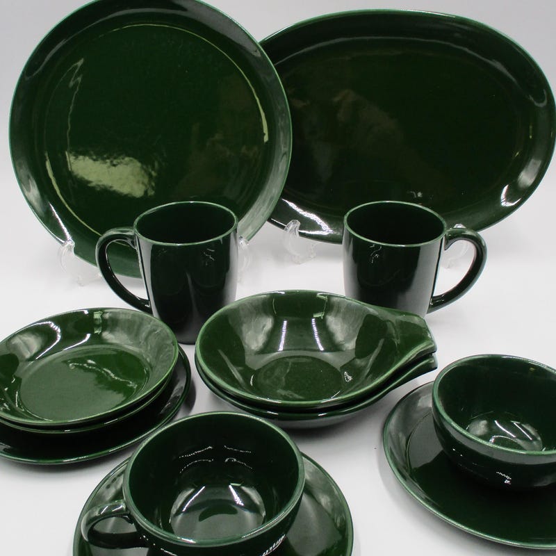 Green Dinnerware - Etsy