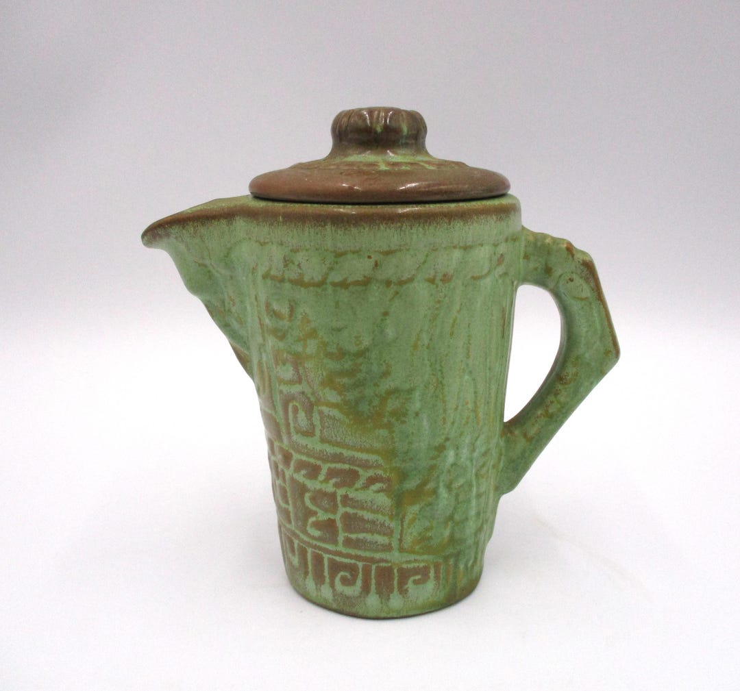 Frankoma Mayan Aztec, Prairie Green, Individual Teapot, 7J - Etsy