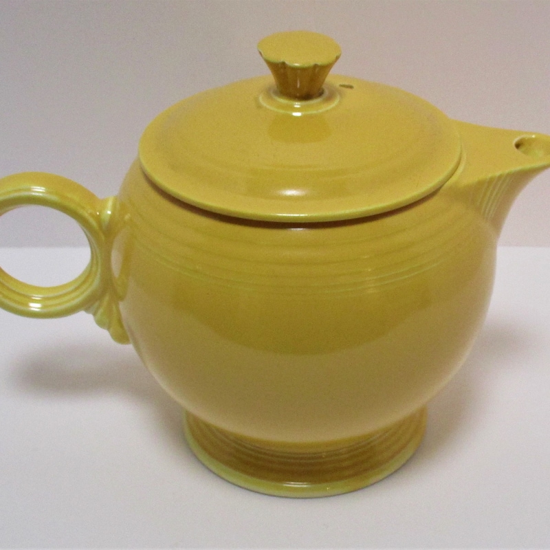 Yellow Teapot - Etsy