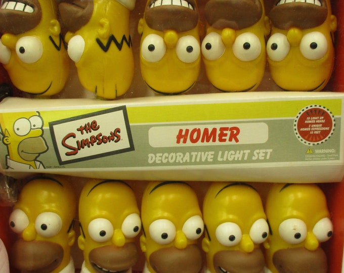 Homer Simpson Decorative Light Set, New in Box - Etsy