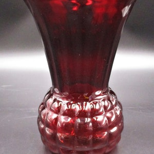 Anchor Hocking Royal Ruby Pineapple Vase, 9" - Etsy