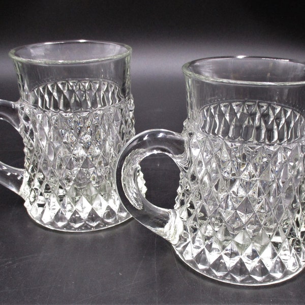 Diamond Point Glass - Etsy