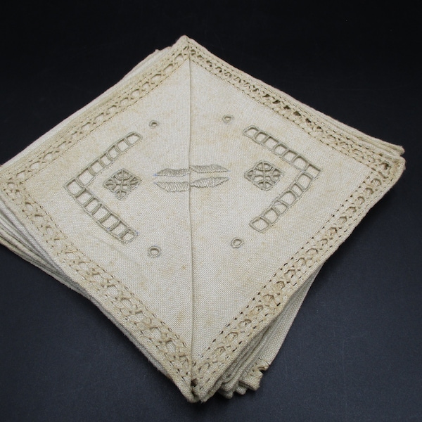 Cutwork Napkins - Etsy