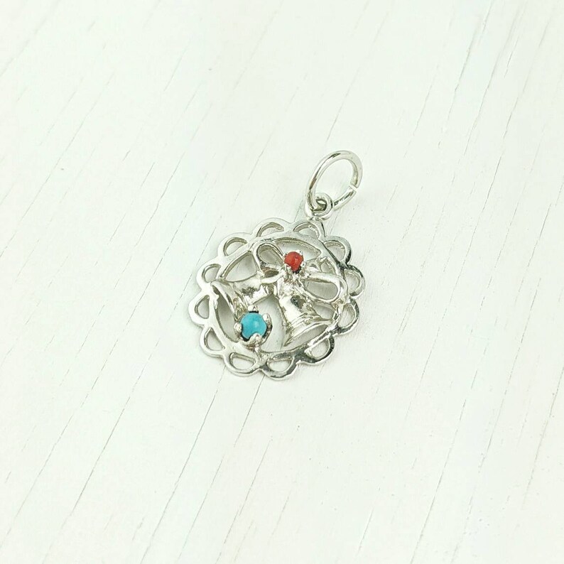 Sterling Silver Christmas Bells Charm Holiday Charm - Etsy