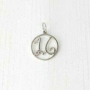 Sterling Silver Number 16 Charm Birthday Charm Lucky - Etsy