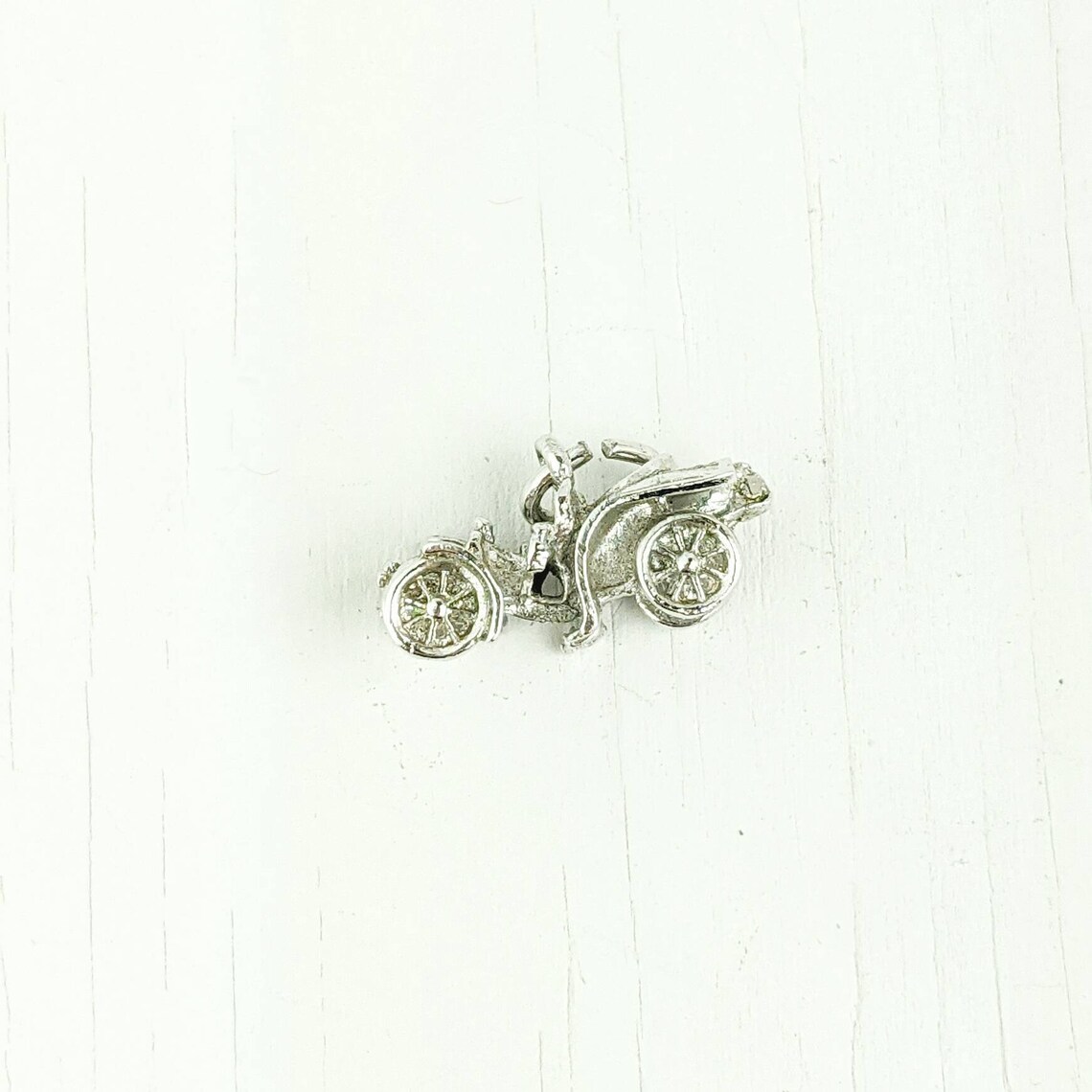 Sterling Silver Antique Style Car Charm | Roaster | 3D Charm | Pendant ...