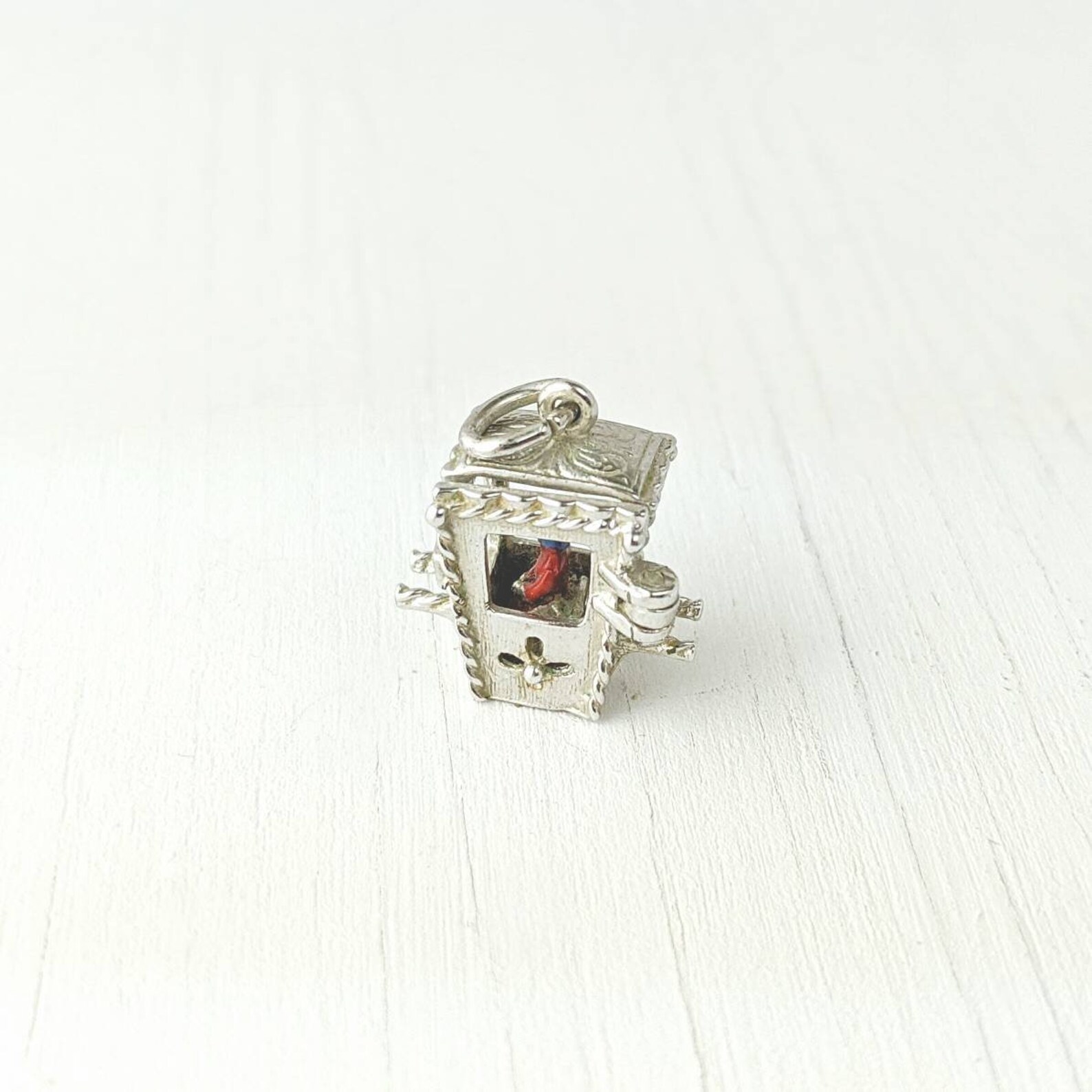 Rare Nuvo Sterling Silver Palanquin Charm 3D Charm - Etsy