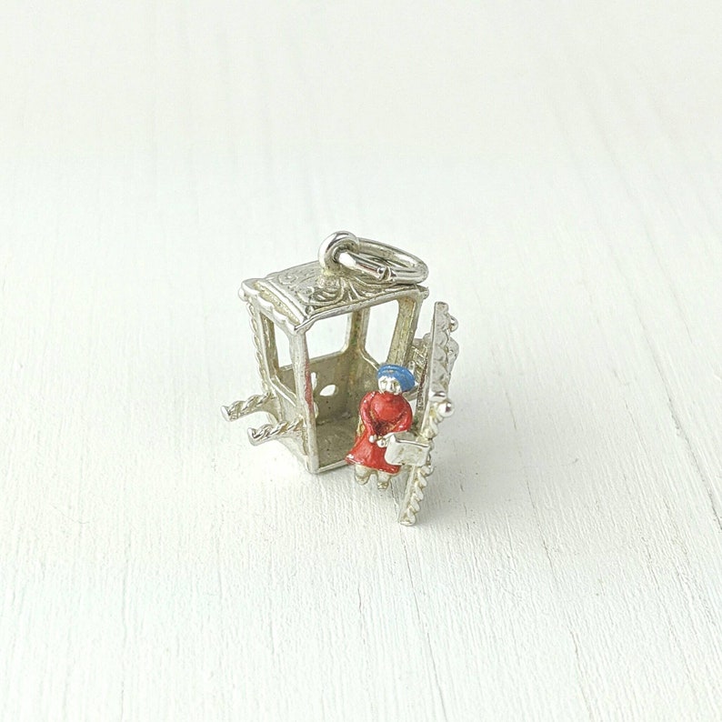 Rare Nuvo Sterling Silver Palanquin Charm 3D Charm - Etsy