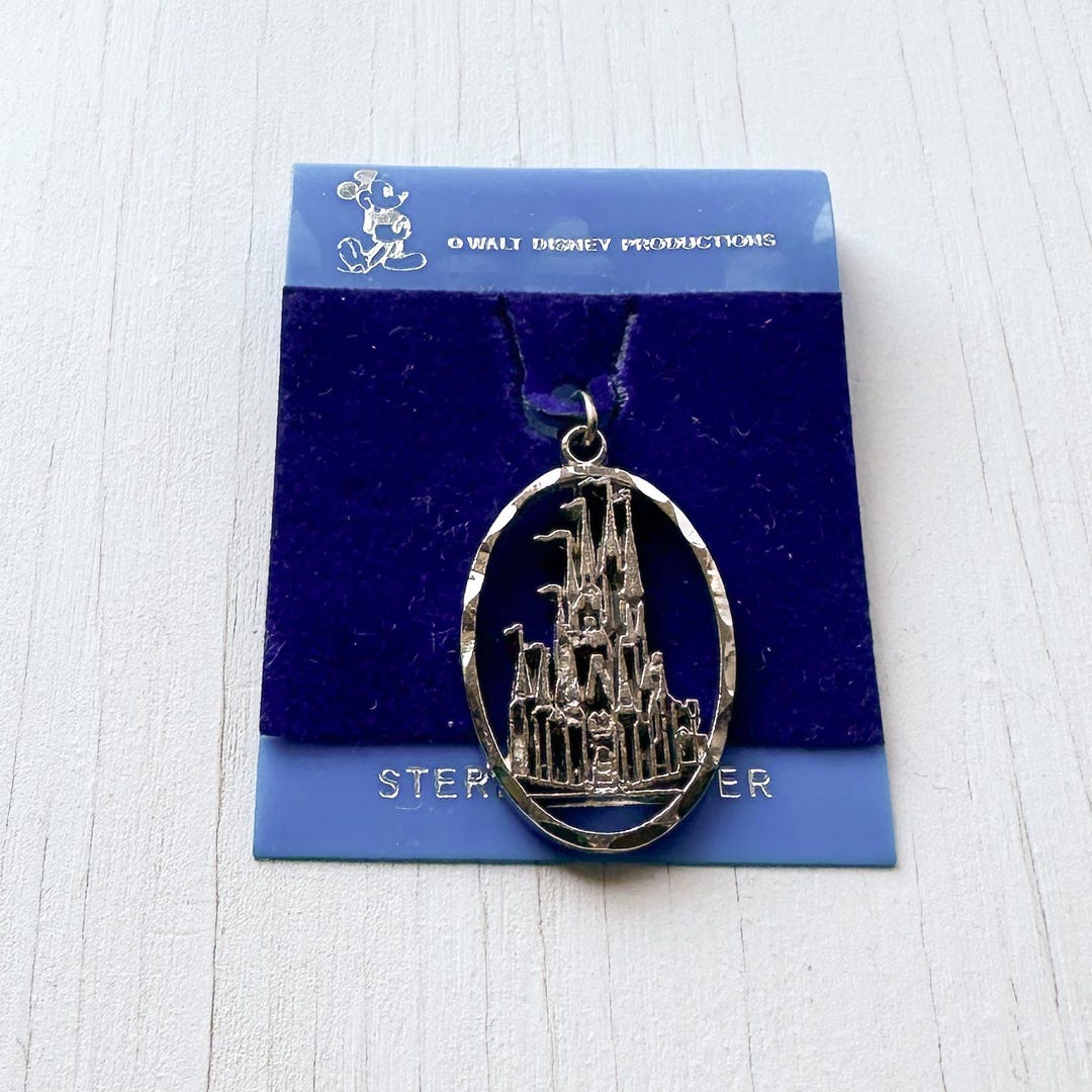 Sterling Silver Disney Castle Charm Cinderella's Castle Pendant ...