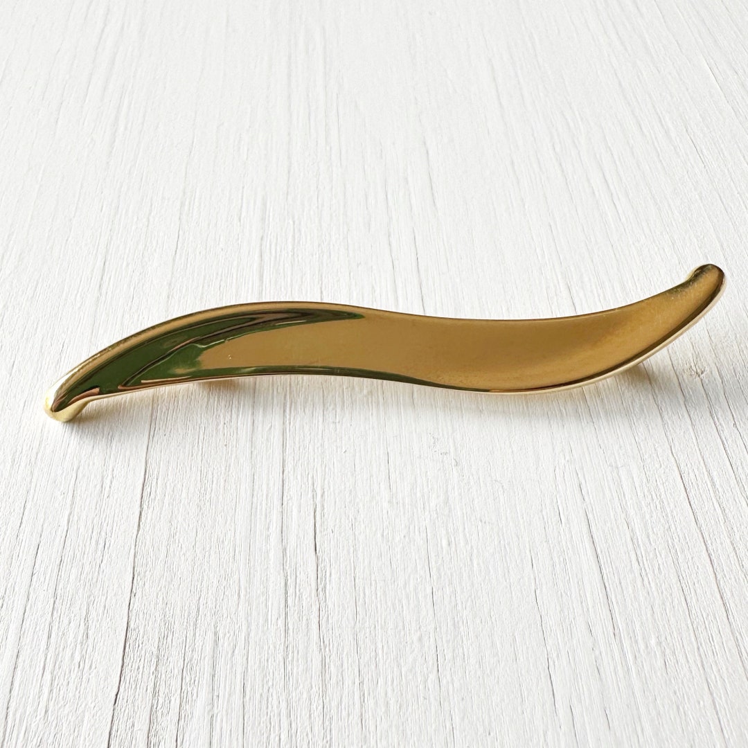 Monet Bar Brooch | Gold Tone Brooch | 1980s Designer Vintage Costume ...