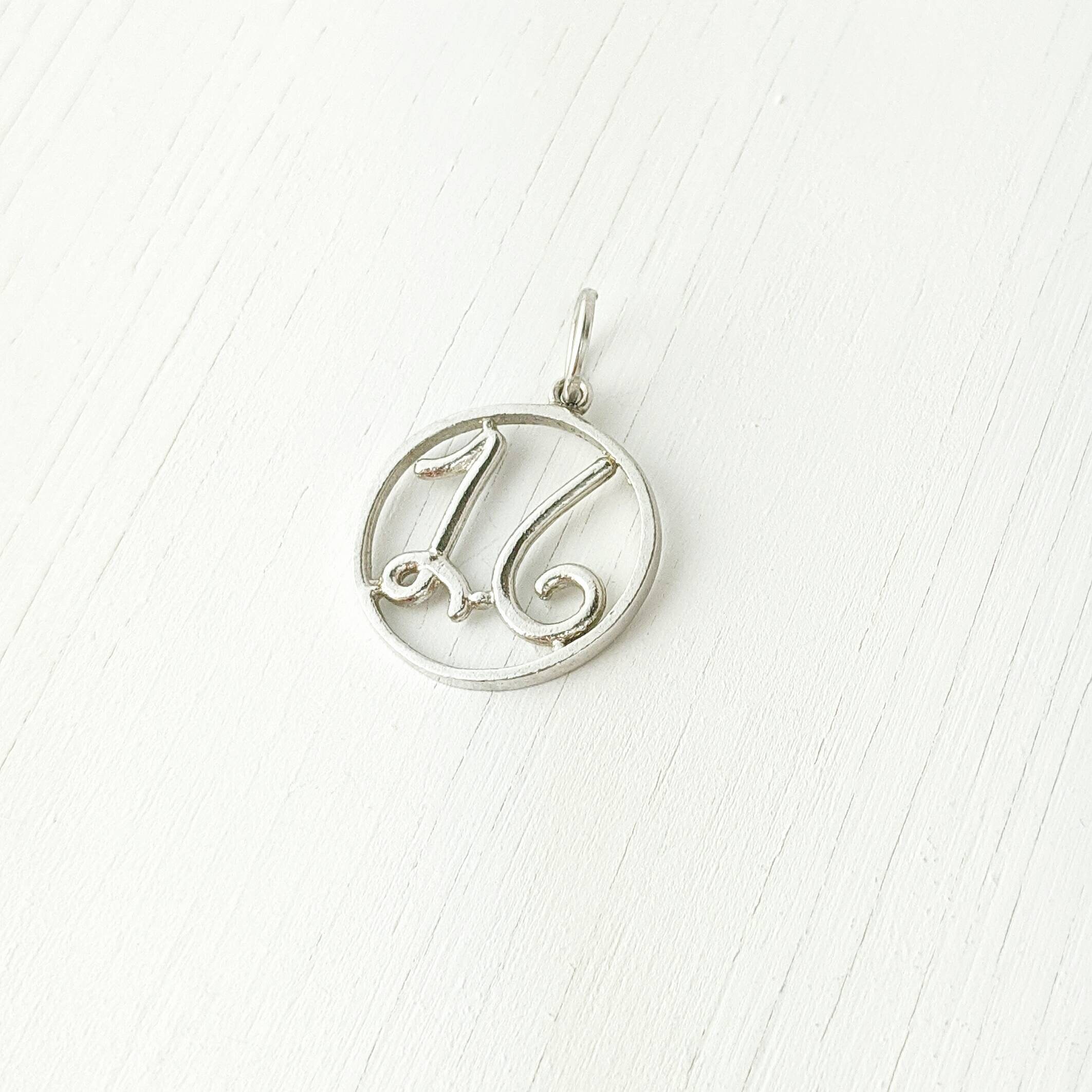 Sterling Silver Number 16 Charm Birthday Charm Lucky - Etsy