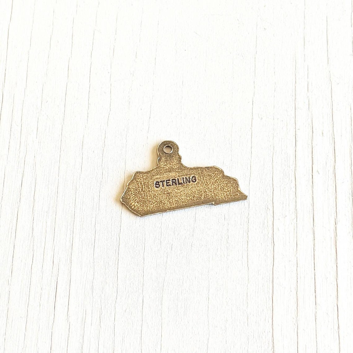 Sterling Silver Kentucky Charm USA State Charm Pendant | Etsy